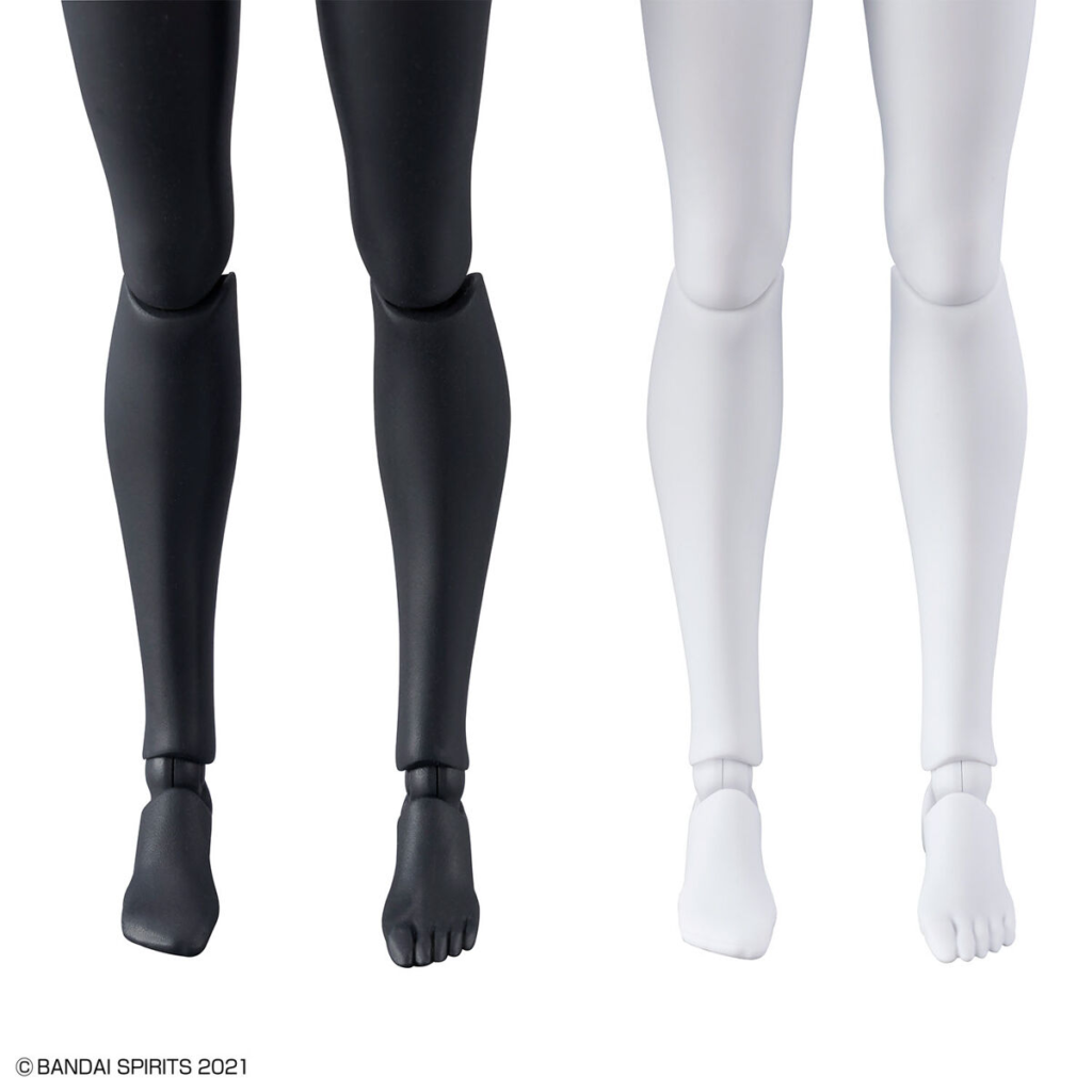 30MS Option Body Parts Arm & Leg Parts (White/Black) - NZ Gundam Store
