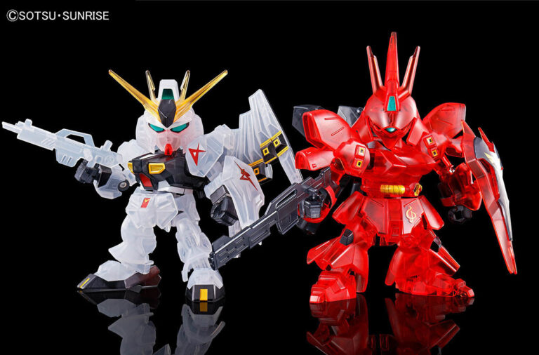 The Gudadm Base Limited: SD Gundam EX Standard nu Gundam VS Sazabi ...